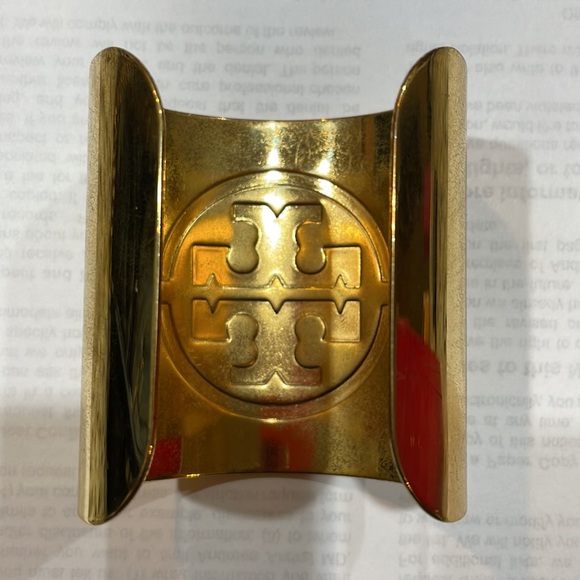 Tory Burch | Accessories | Tory Burch Brass Gild Color Miller Cuff ...